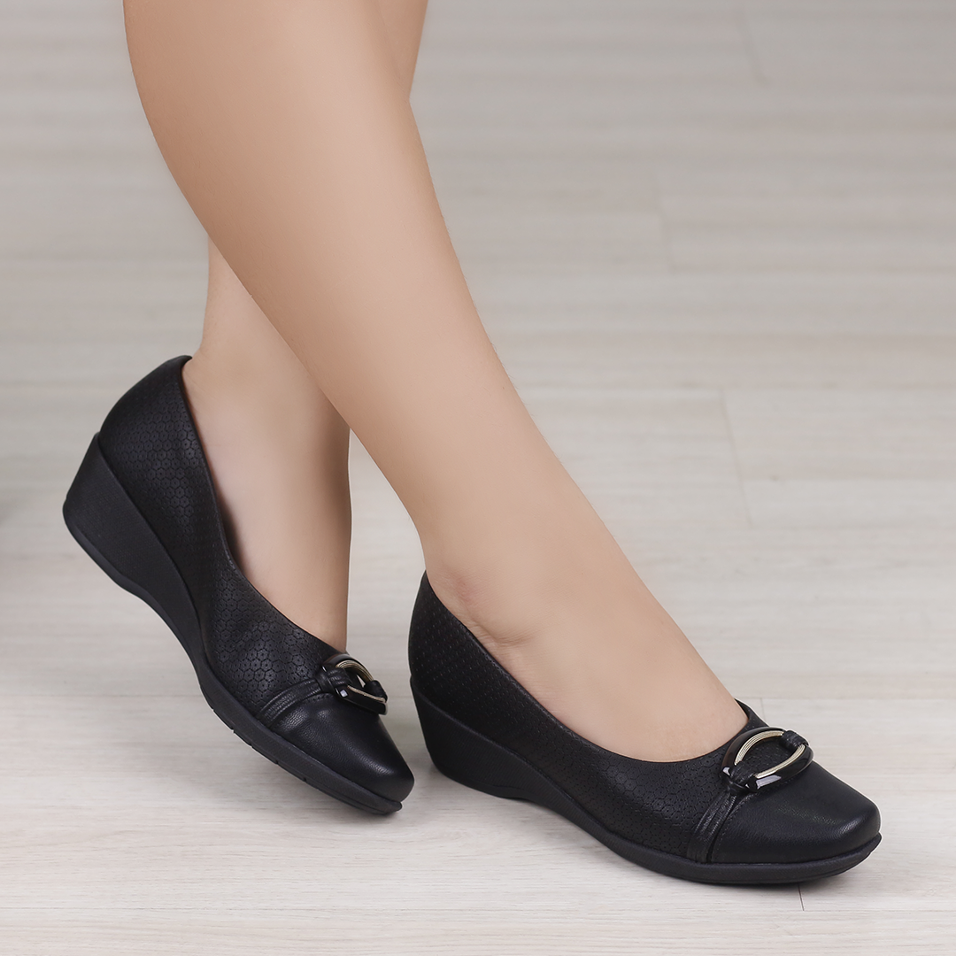SAPATO ANABELA PICCADILLY PRETO 143193 | Fomato Salto: Anabela ...